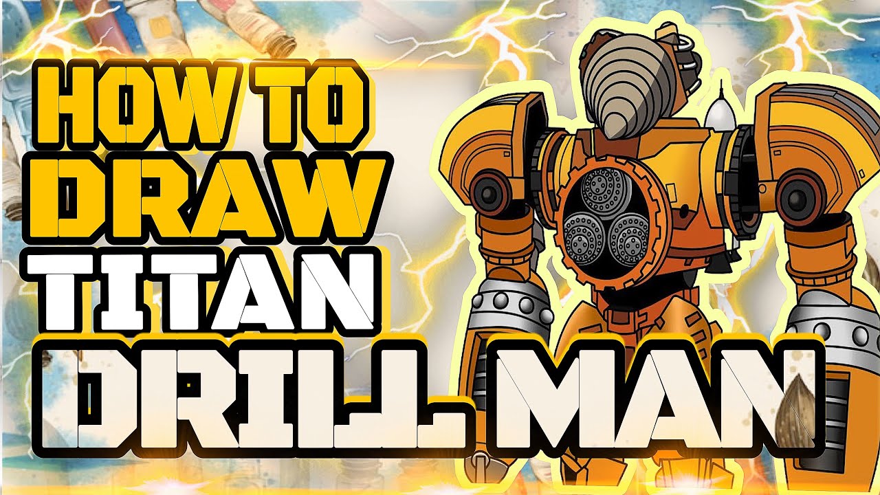 HOW TO DRAW TITAN DRILL MAN skibidi toilet - YouTube