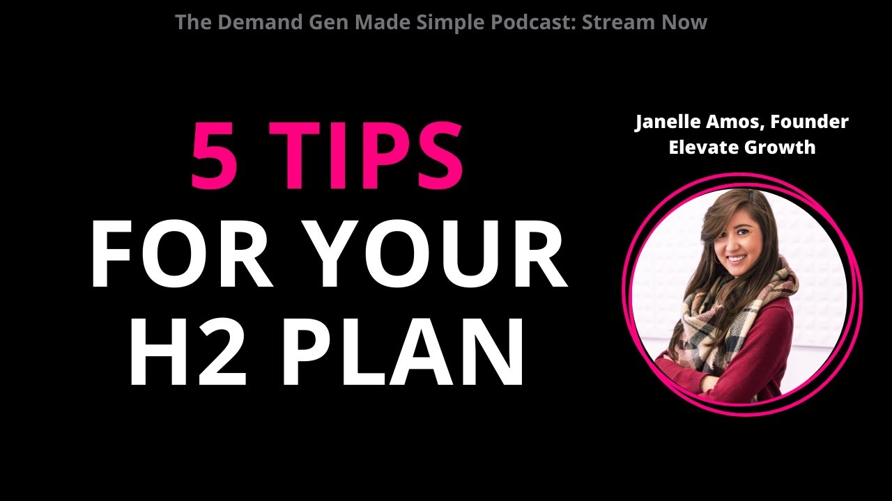 5 Ways to Improve Your H2 Planning - YouTube