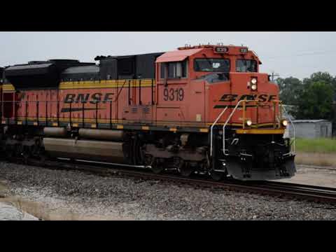 BNSF WB Coal Train at Kempner, TX with 2 DPU Pushers - YouTube