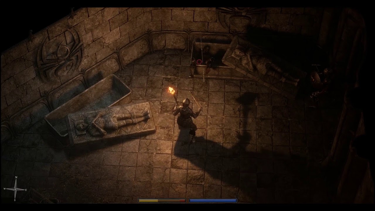 Exanima: Level 6 - Zombie climbs back into coffin - YouTube