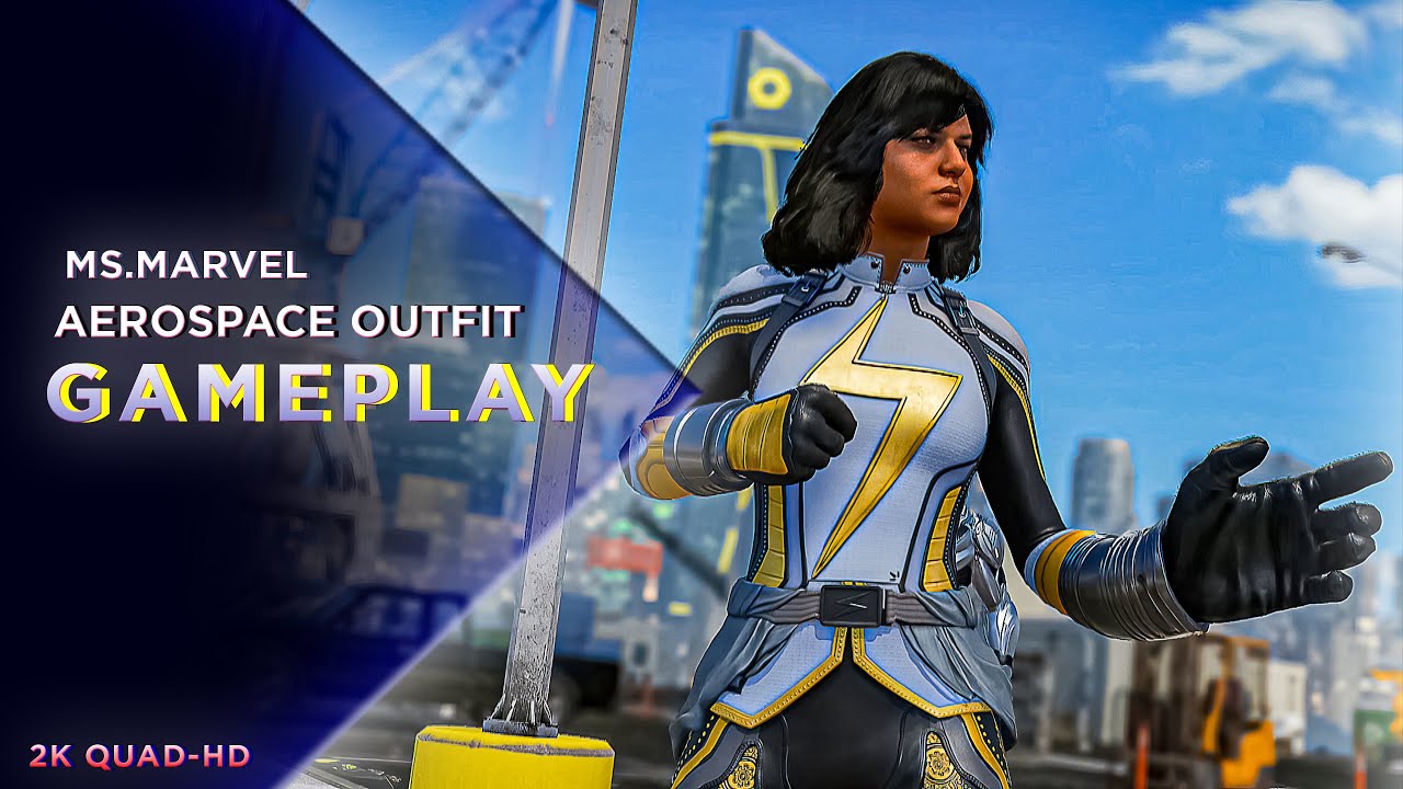 Marvel's Avengers - Gameplay MS.MARVEL "AEROSPACE Outfit" [1440p 60FPS ...