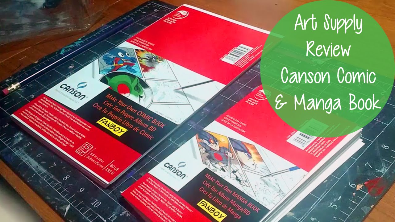 ART SUPPLY REVIEW! Canson Make Your Own Comic and Manga Books! - YouTube