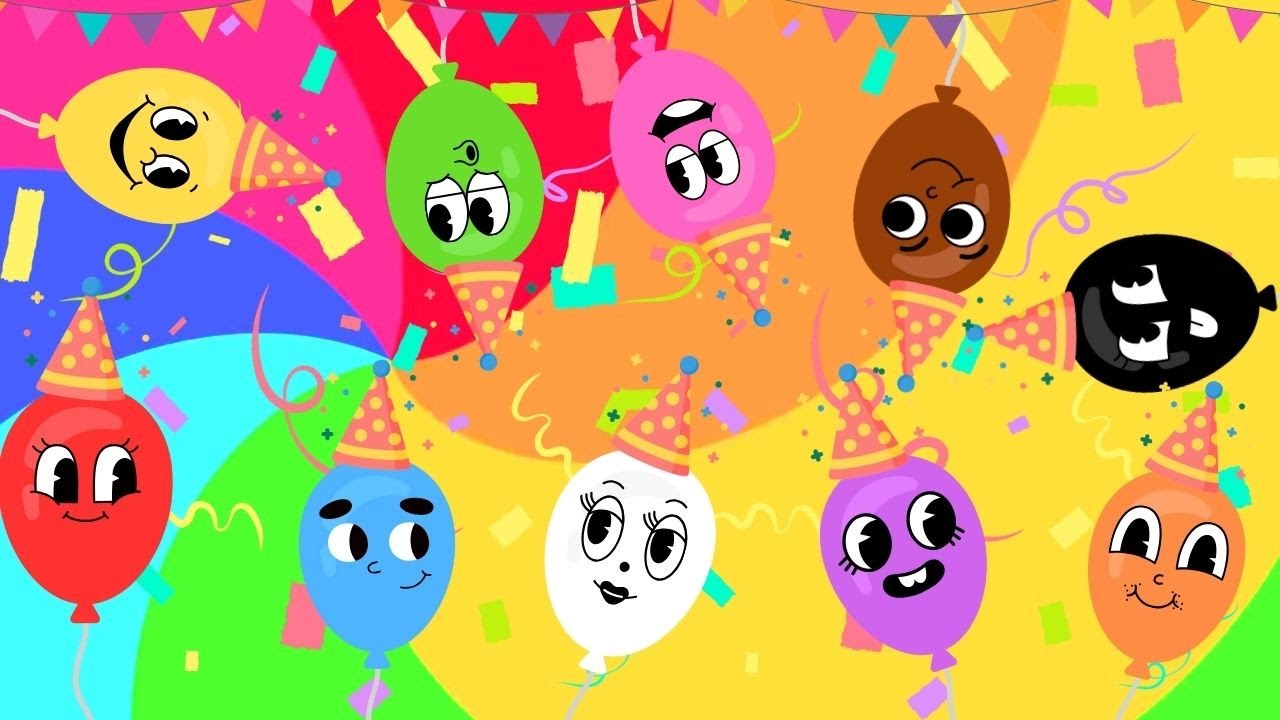 Color Blast Party 🎉| Learning & Singing Colors For Kids🎨| Tune Tots ...