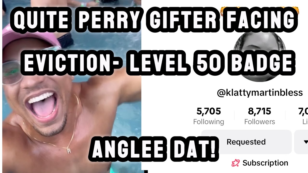 EVICTION NOTICE TO QUITE PERRY’S TOP GIFTER| LEVEL 50 Badge| GO FUND ME ...