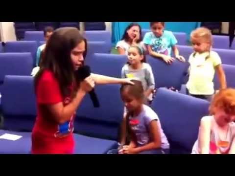 Little girl speaking in tongues - YouTube