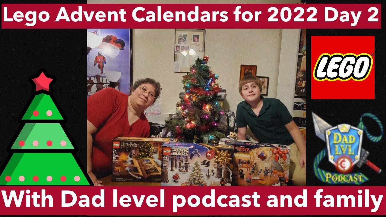 Lego advent calendar for Christmas 2022 day 2 with Dad Level Podcast ...