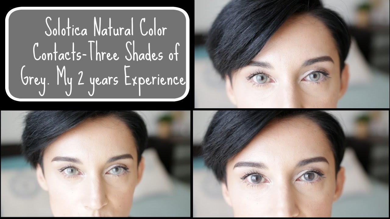 Solotica Natural Color contacts - Grey (Grafite), Quartz & Crystal ...