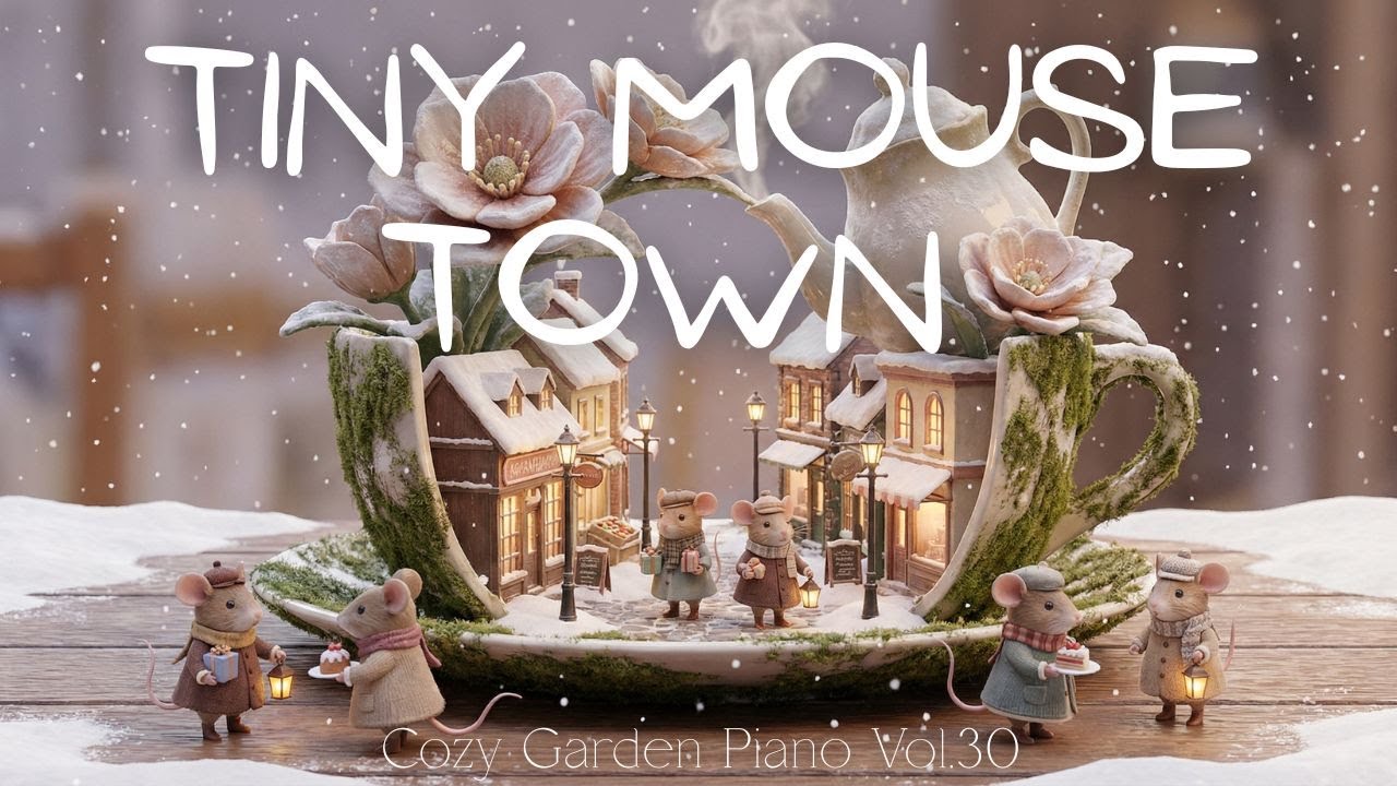 Tiny Little World: A Cozy Winter Day in a Tiny Mouse Town 🐭 ️ | Calm ...