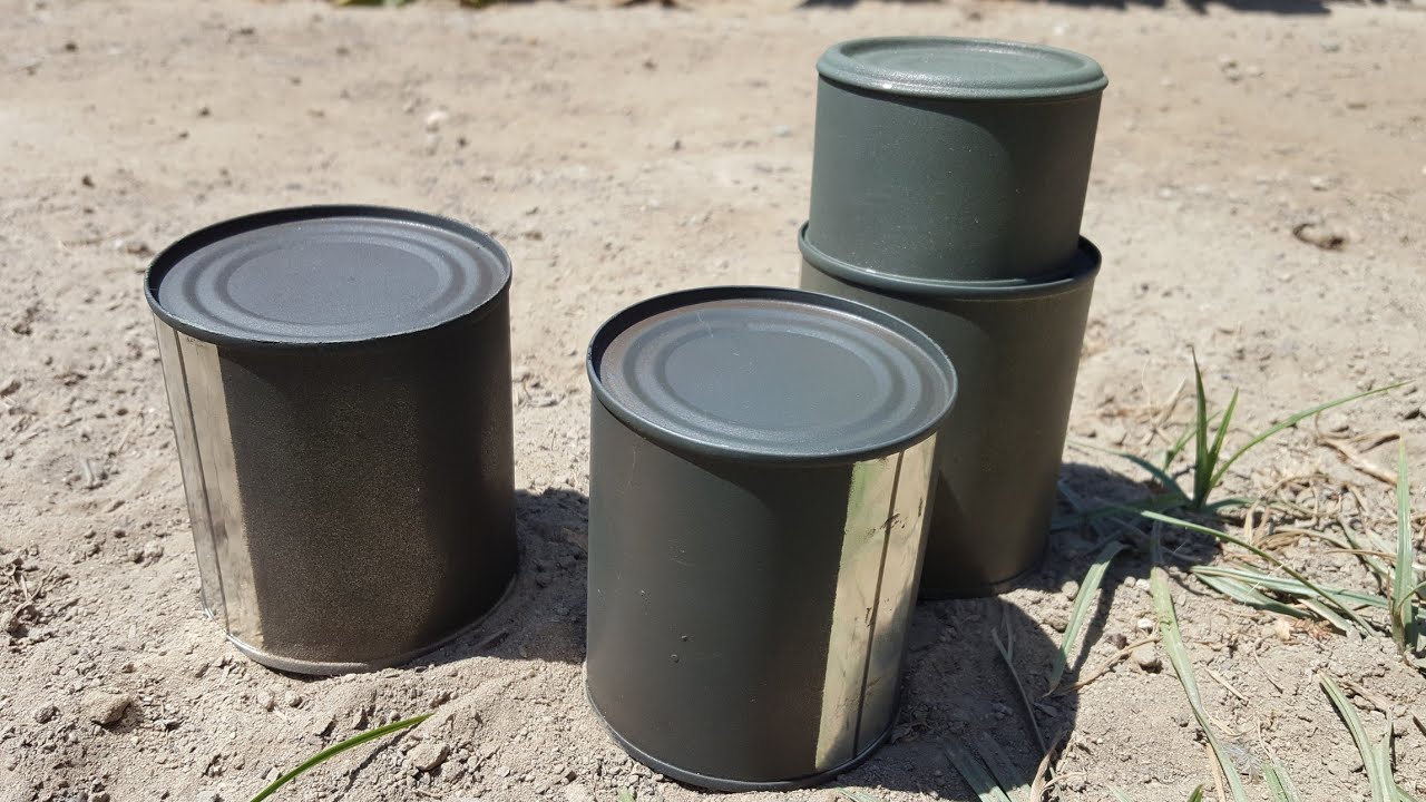 How To Make Your Own Vietnam War C Ration Cans - YouTube
