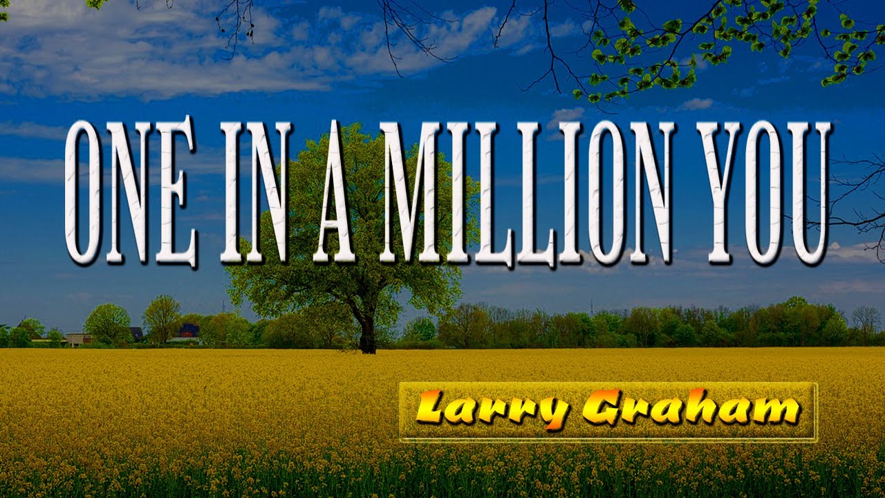 ONE IN A MILLION YOU [ karaoke version ] popularized by LARRY GRAHAM ...