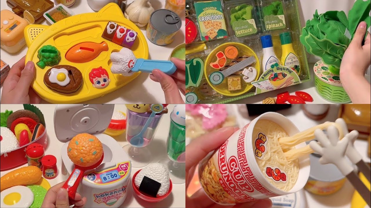 [💸toy asmr💸] Compilation of Unique Food toy!귀여운 장난감 요리 놀이 모음집 - YouTube