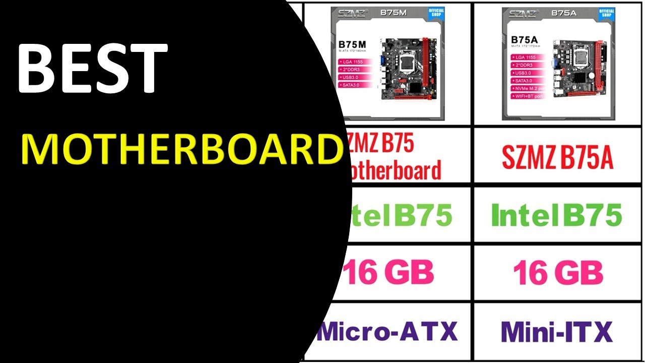 Best Motherboard 2023 | Atermiter D4 DDR4 vs SZMZ B75 vs SZMZ B75A M-ITX Motherboard Comparison ...