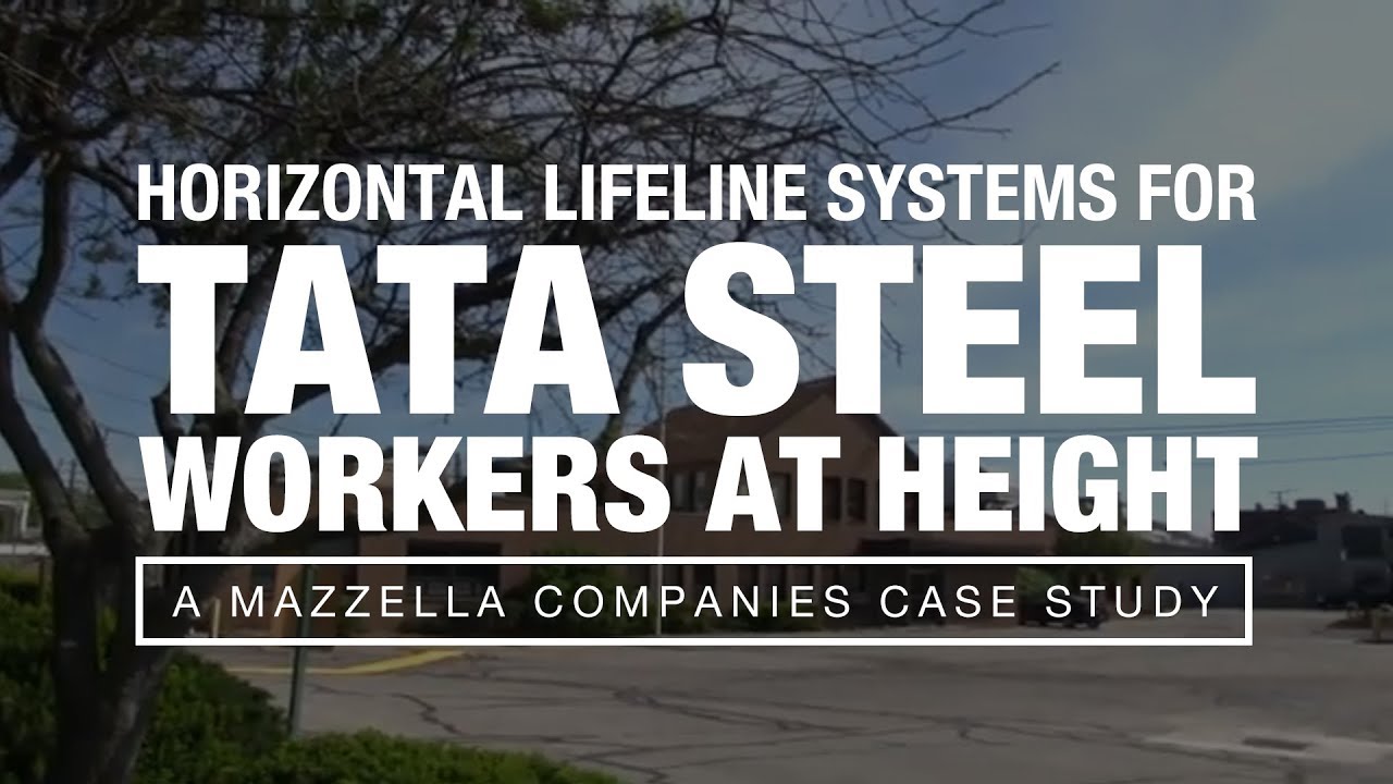 Horizontal Lifeline Systems for Working at Height at TATA Steel - YouTube