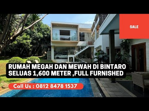 RUMAH FULL FURNISHED, DALAM KOMPLEK BINTARO - YouTube