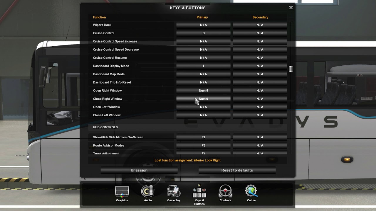 ets2 how to keyboard button - YouTube