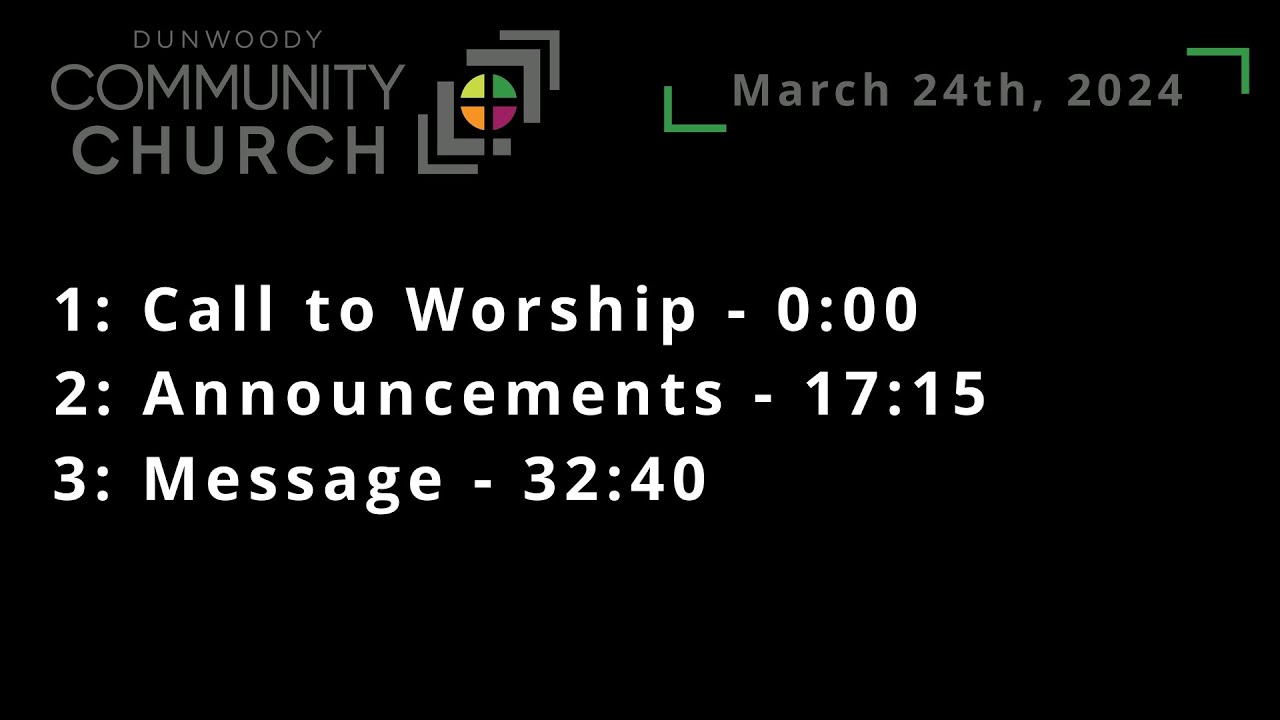 March 24th, 2024 - Silence - Guest Speaker Larry Haron - complete ...