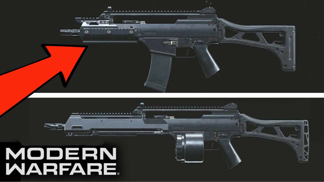 Call of Duty Modern Warfare Je transforme la Holger-26 en G36! - YouTube