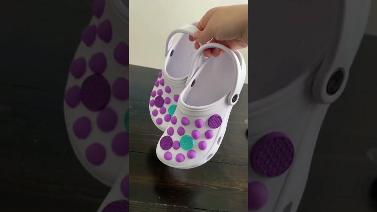 DIY Pop It Crocs!!! 🤩 | Mrs. Bench #shorts - YouTube