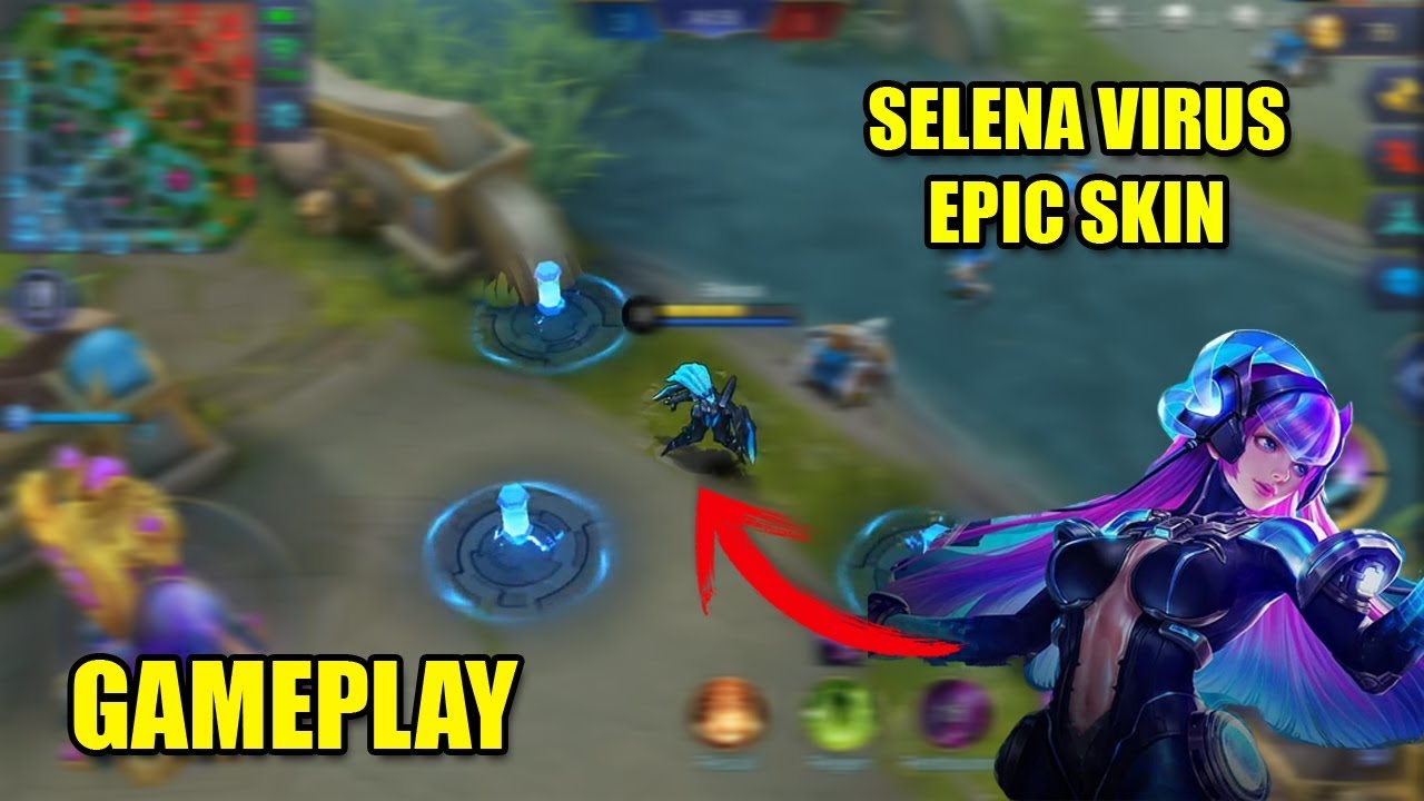 ¡SELENA VIRUS EPIC SKIN GAMEPLAY! | PROXIMA MEJOR SKIN | MOBILE LEGENDS ...