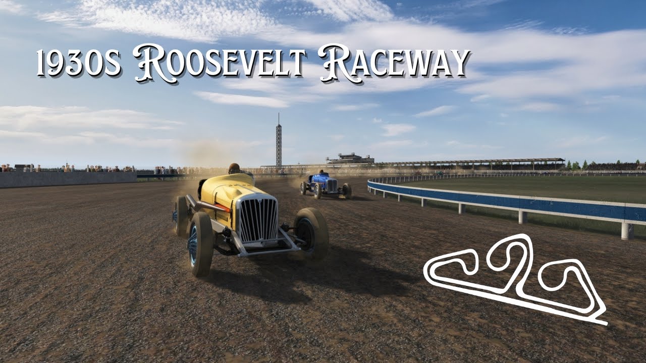 1930s Roosevelt Raceway - Assetto Corsa - YouTube