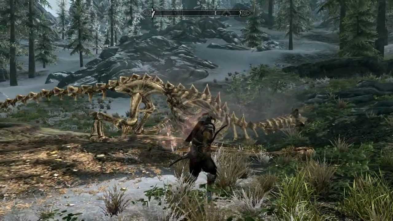 Skyrim: Dragom Sahloknir- First Dragon [HQ] - YouTube