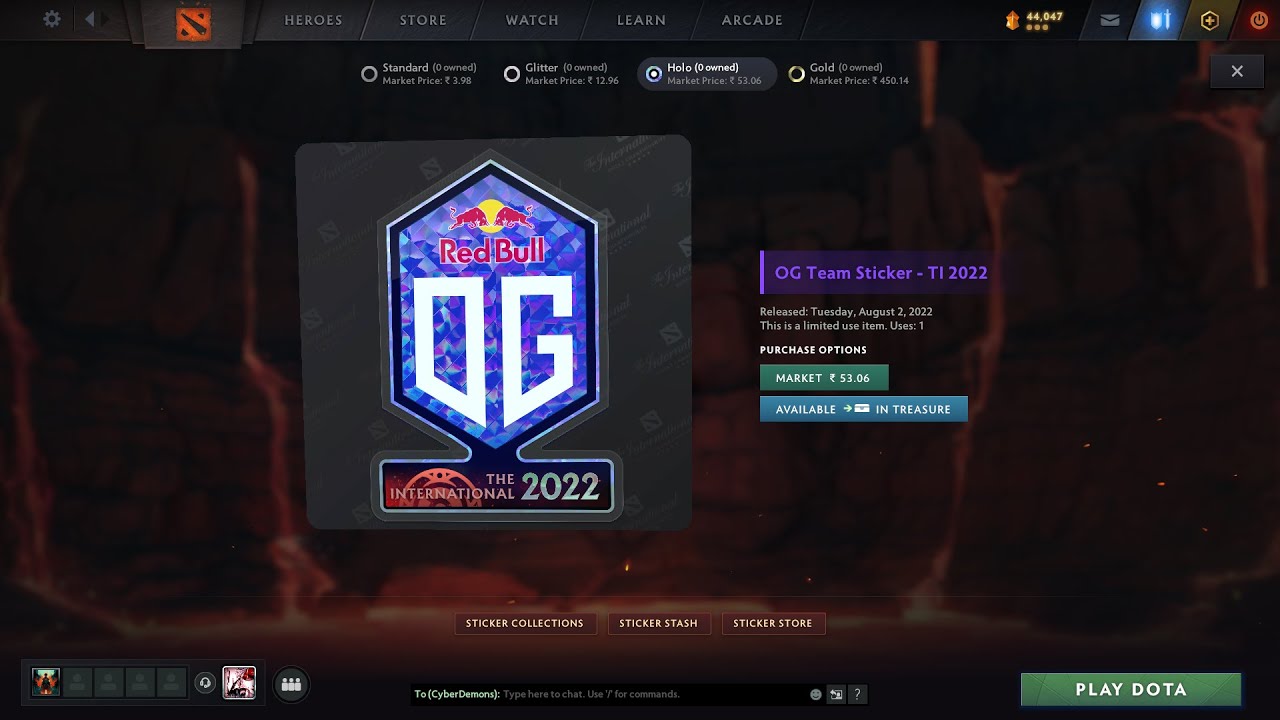 Dota 2 - The International 2022 Team and Player Stickers - YouTube