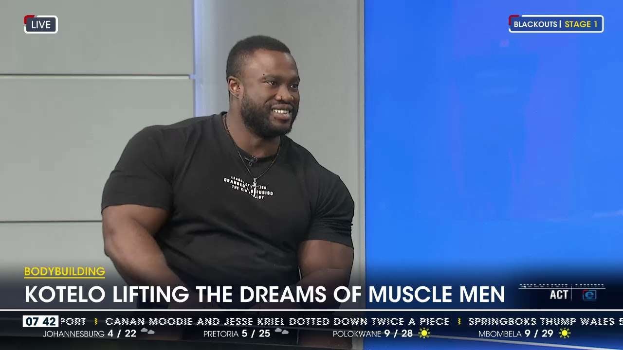 Sibusiso Kotelo is first black African pro bodybuilder - YouTube