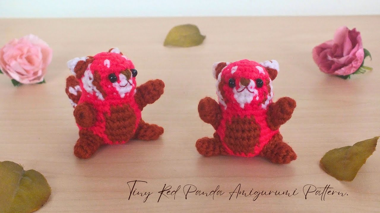 [Keychain] Red Panda Amigurumi : Crochet Pattern แพทเทิร์นโครเชต์แพนด้า ...
