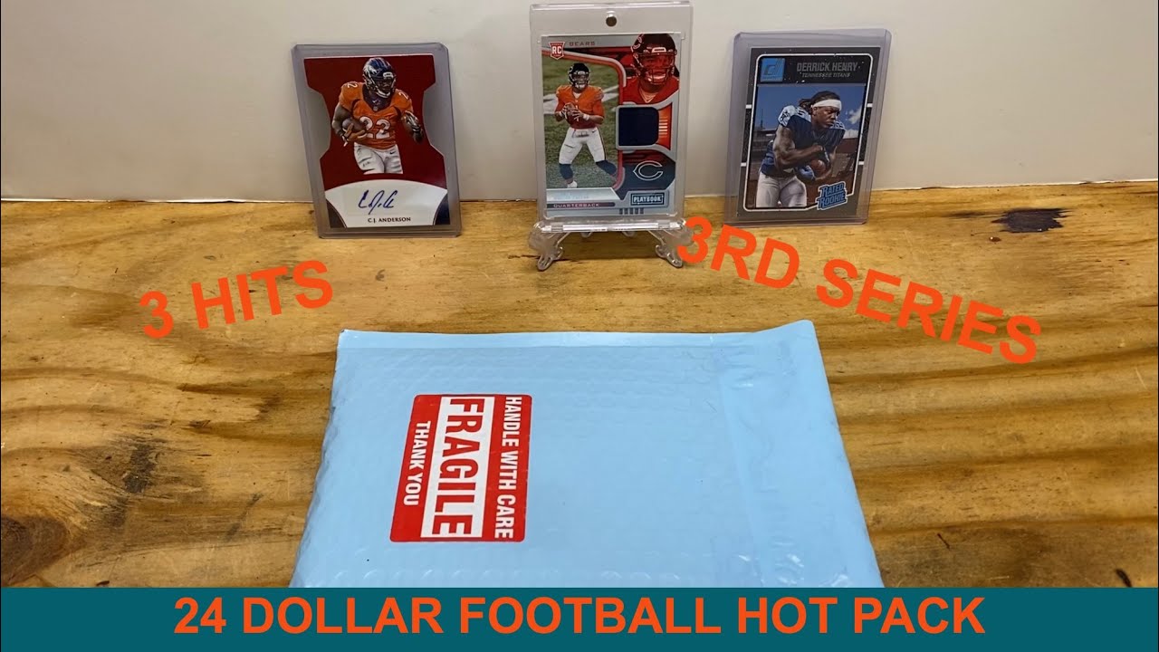 The 3rd Series of This Ebay Football Hot Pack! 3 Hits! - YouTube