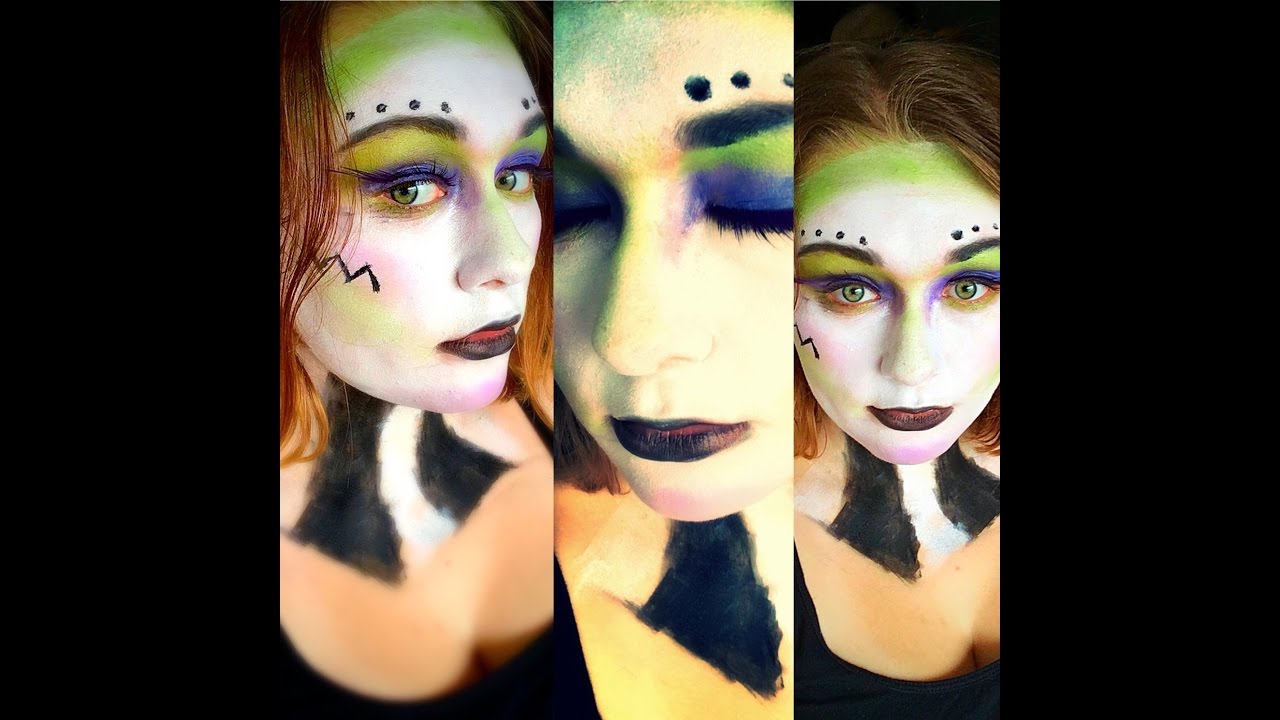 Beetlejuice Halloween Makeup Tutorial - YouTube