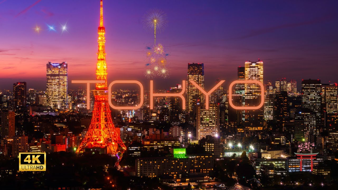 Amazing Views of Tokyo, Japan in 4k | Relaxing Music 🎶 - YouTube
