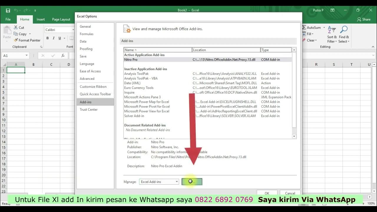 Cara Install Excel Add in Survey Versi 1.3.0 - YouTube