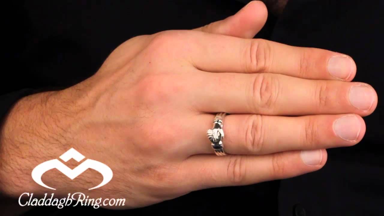 Claddagh Puzzle Ring MS-3CL by CladdaghRing.com - YouTube