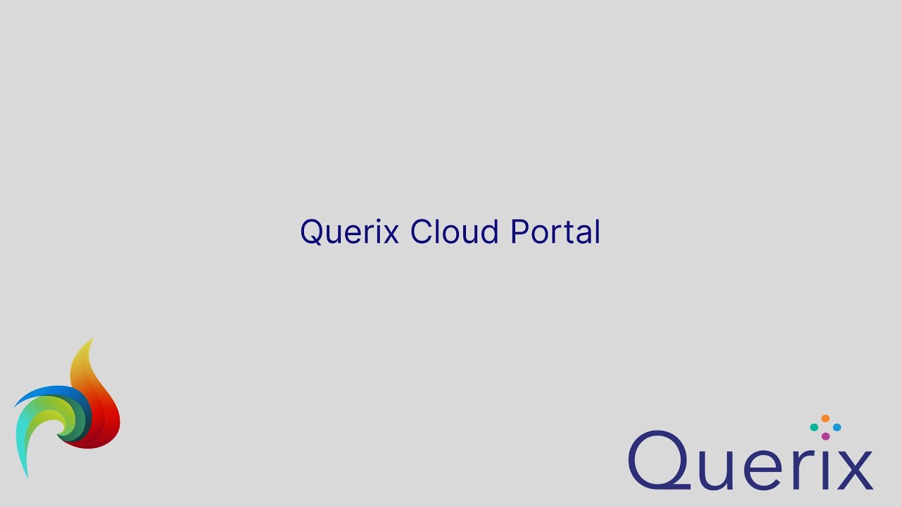 Querix Cloud Portal | Querix - YouTube