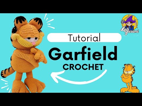 Tutorial Garfield 28cm🐱 | Crochet🧶 | Amigurumi | paso a paso | audio en ...