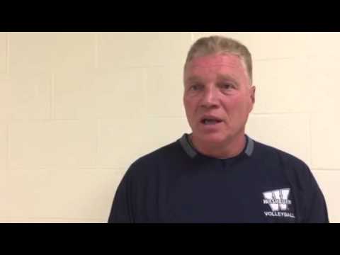 Head coach Chris Herron after day 1 of the Topeka Capital Plaza ...