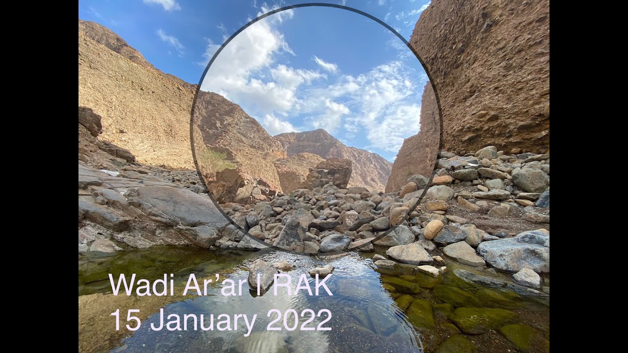 Hiking @ Wadi Ar'ar | RAK | Lots of ponds and streams - YouTube