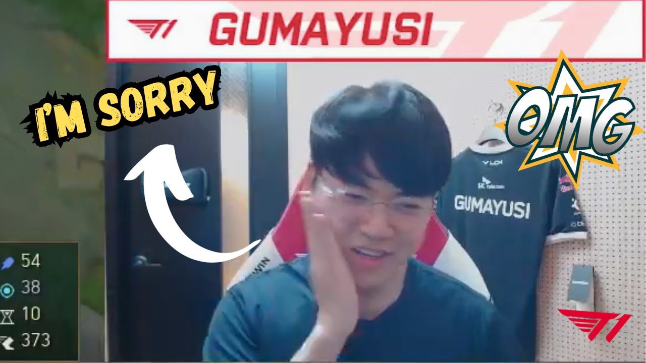 T1 Gumayusi Slapped himself for KS - YouTube