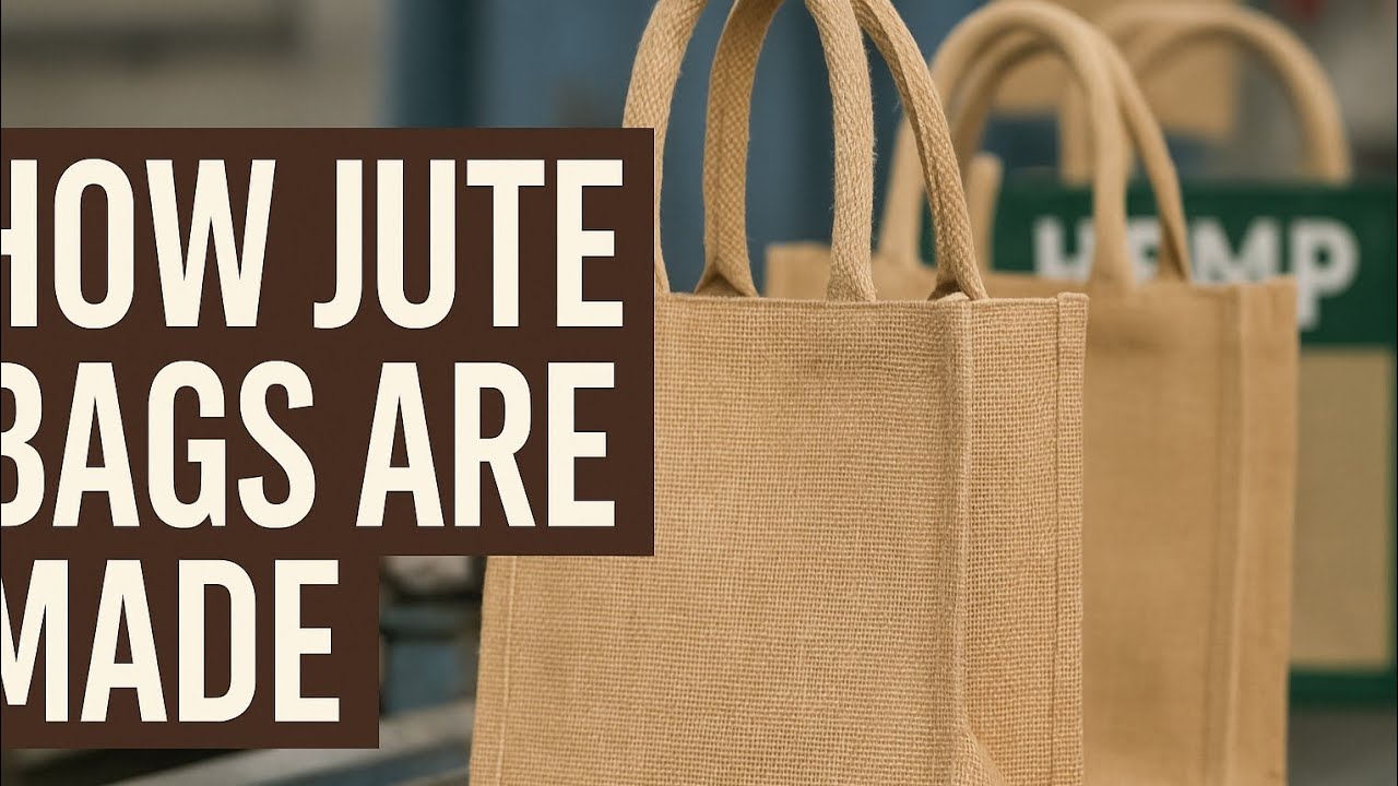 How Jute Bags Are Made | Sustainable Production from Plant to Product ...