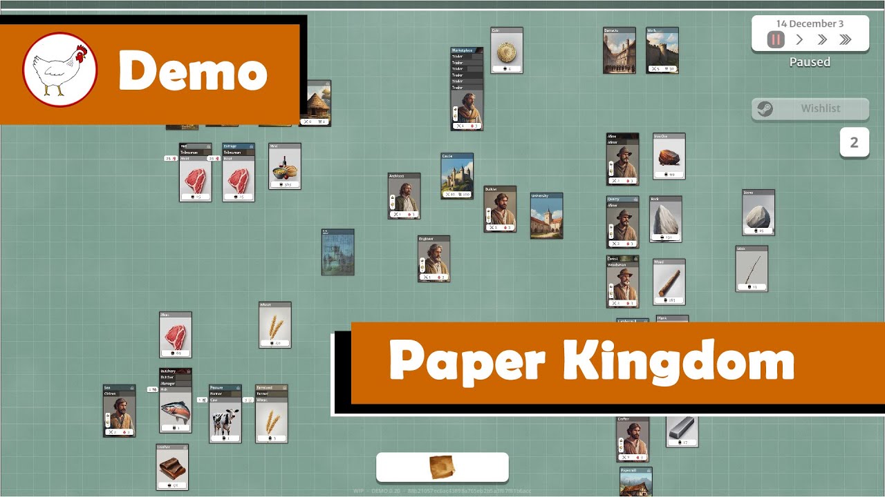 Paper Kingdom - Start a Card Kingdom - Ep 01 - Demo - YouTube
