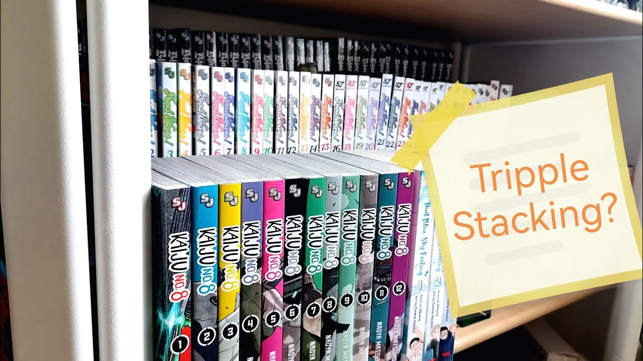 Forget Billy! My IKEA Shelf Triple-Stacks Manga (Space Saving Hack!) - YouTube