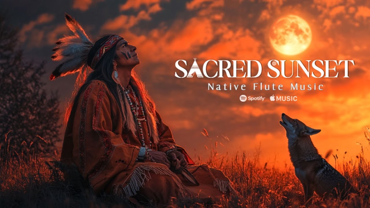 Sacred Sunset | Native American Flute Music 432Hz for Stress Relief and ...