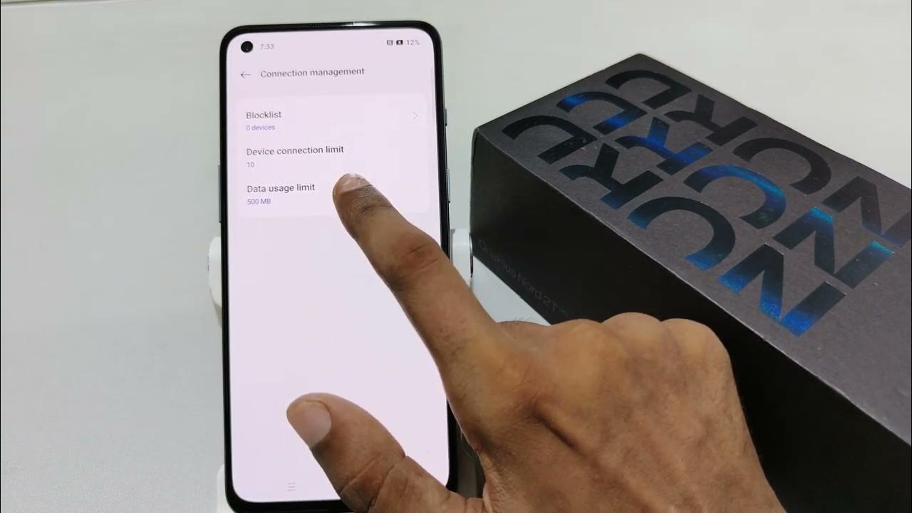 Set Mobile Hostpot Data Limit in oneplus nord 2T | Nord ce 2 5G me hotspot data limit kaise set ...