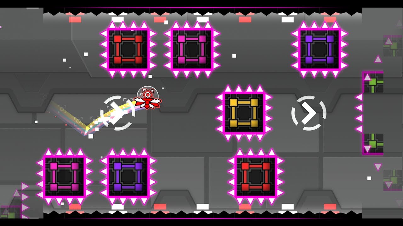 Geometry Dash - Motion by TamaN (Easy Demon) Complete + 3 Coins - YouTube