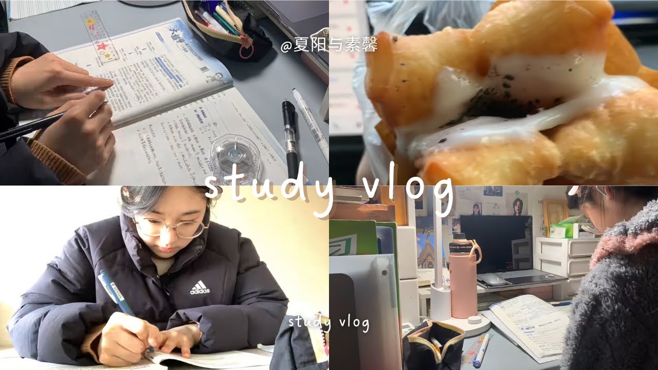 Vlog Học Tập Của 研歌不要emo | Study Vlog | Exam Aesthetic Study - YouTube