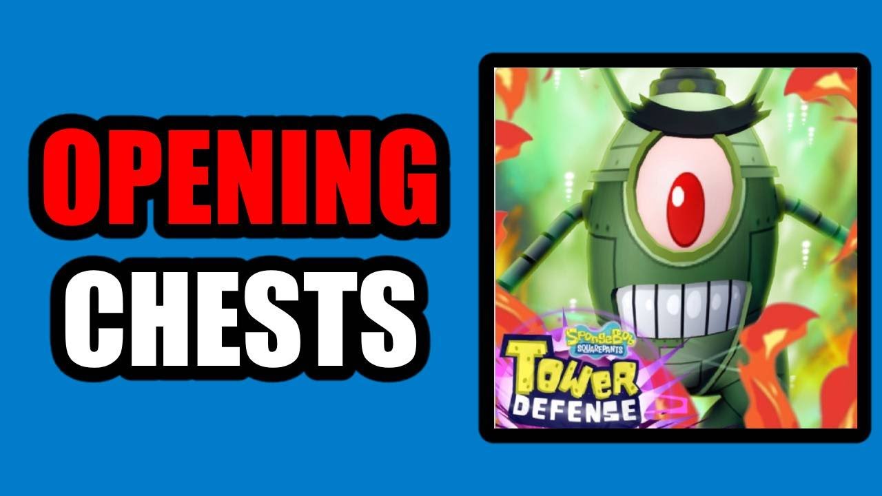 CHILL CHEST OPENING (SpongeBob Tower Defense) - YouTube