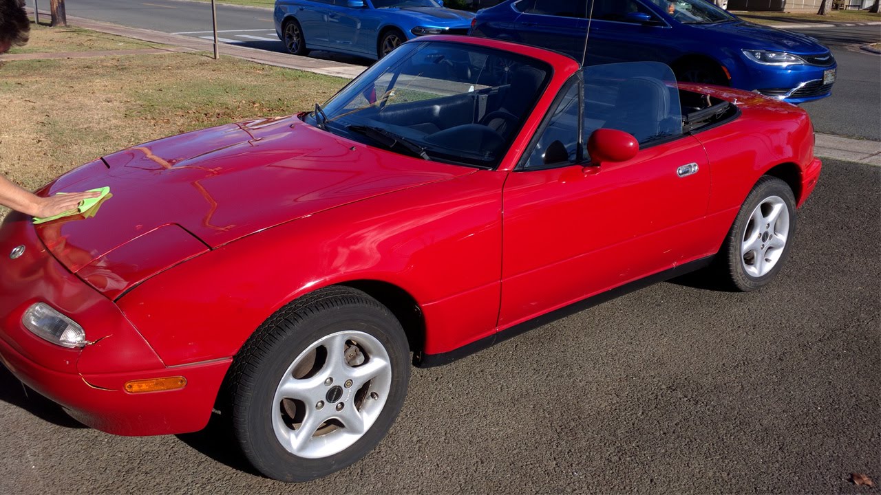 How To Use The Top On A 97 Miata - YouTube