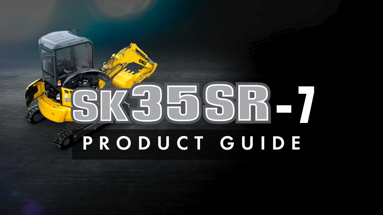 KOBELCO SK35SR-7 Product Guide - YouTube