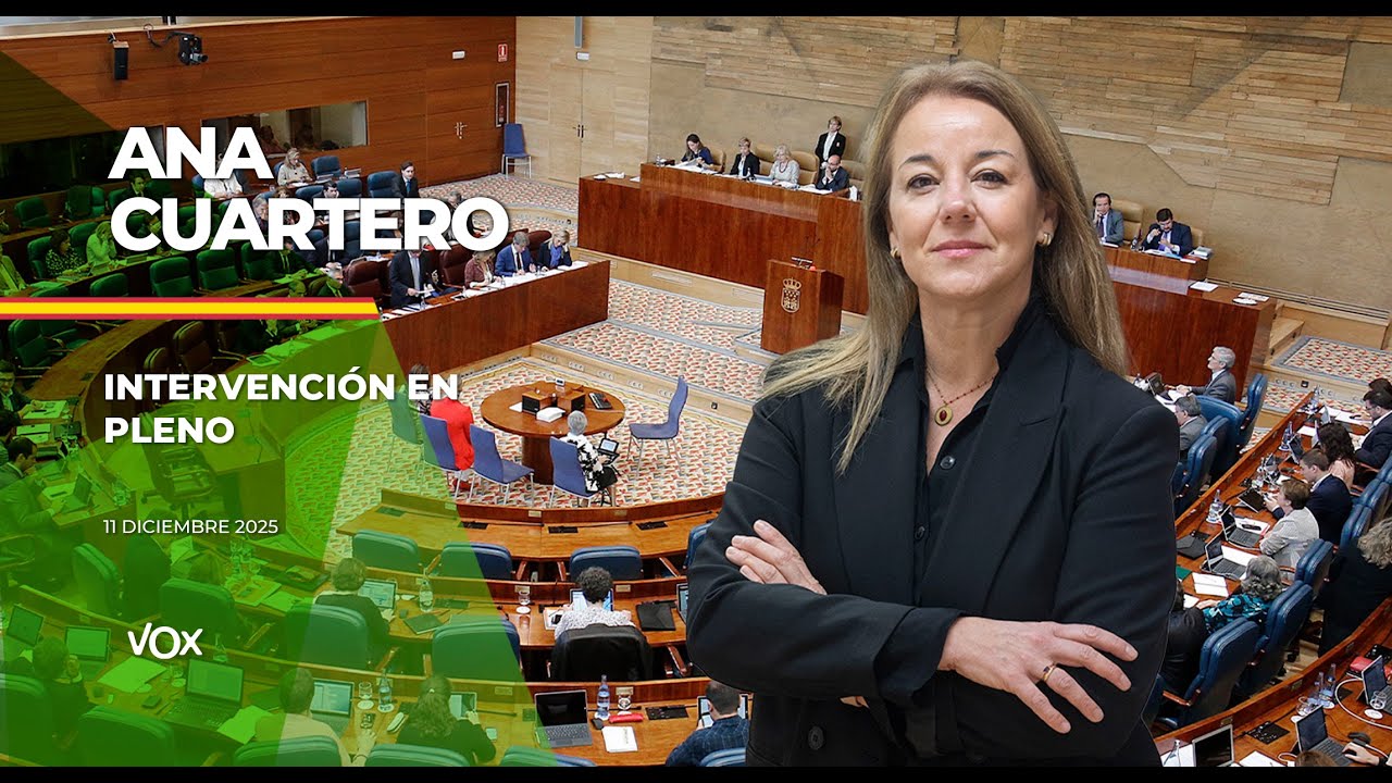 11.12 I ANA CUARTERO. Pleno Asamblea de Madrid. - YouTube