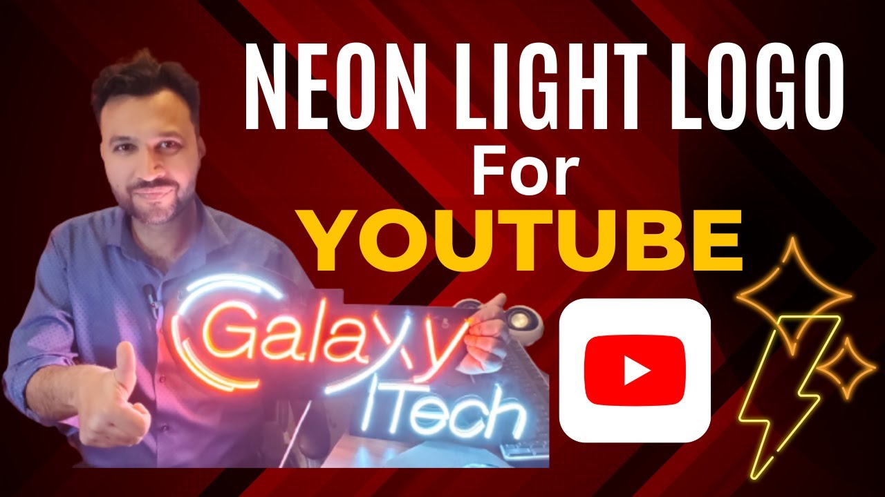 How to Create Stunning Neon Light Logos for Your YouTube Studio - YouTube